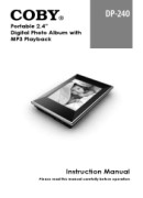Coby Digital Picture Frame Manual Downloads - PictureFrameManuals.com